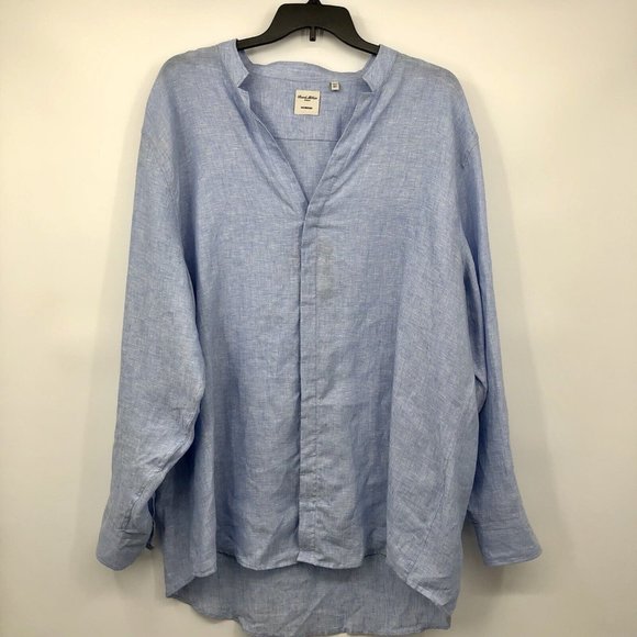 Murano | Shirts | Baird Mcnutt Linen Murano Shirt Mens 3xt Tall Used ...